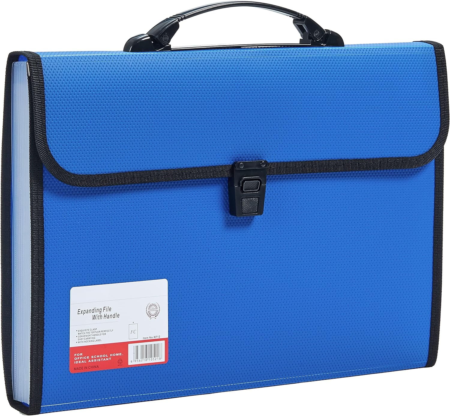 Fostbeen Expanding PP Acid Free File Folder Case with Durable Handle ...