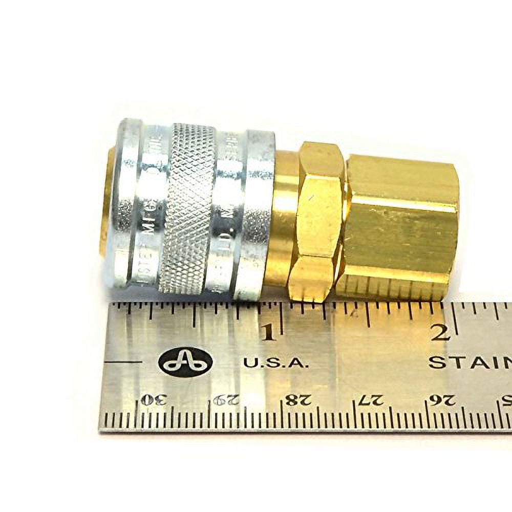 Foster 3 Series - 7pc Coupler & Plug Kit, 1/4" Body, 1/4" NPT ...