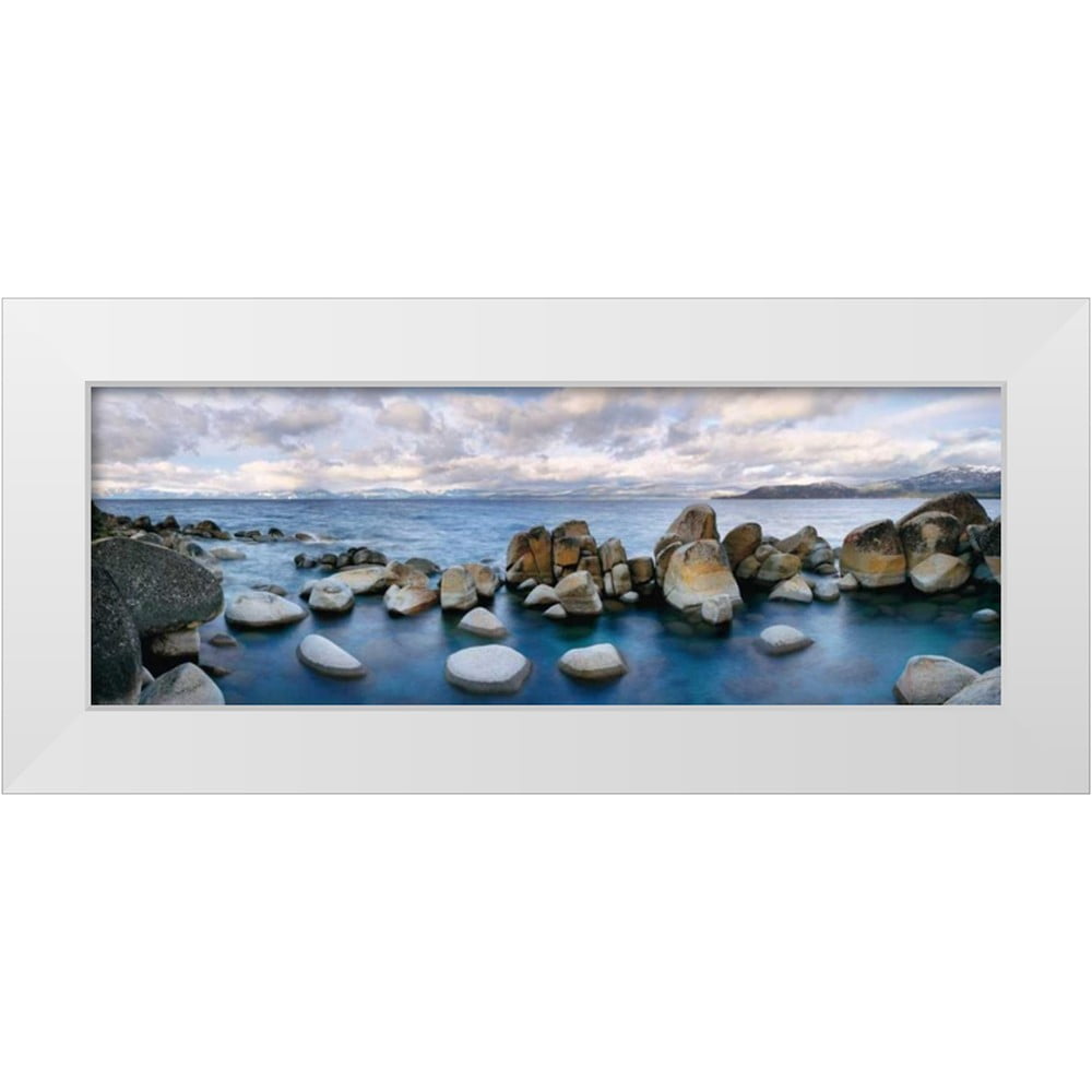 Foster, Christopher 18x9 White Modern Wood Framed Museum Art Print ...