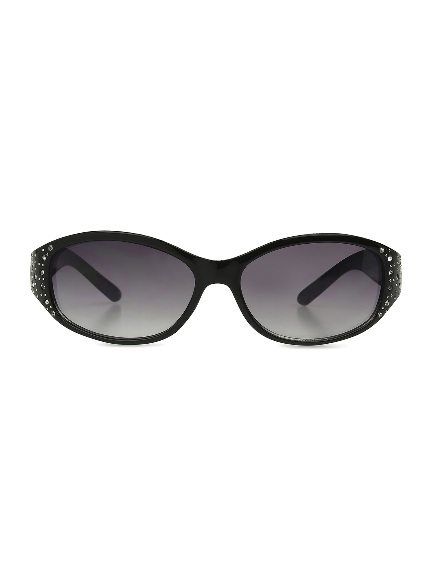 Foster Grant Women's Black Cat-Eye Polarized Sunglasses with ...