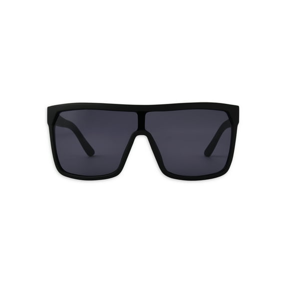 Foster Grant Cali Shield Sunglasses - Black - UVA/UVB Protection ...