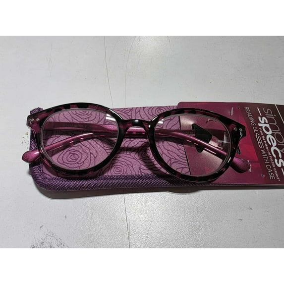 Foster Grant Simply Specs Reading Glasses with Case +1.75 Mag - Walmart.com