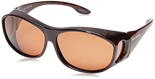 Foster Grant Solar Shield Arrowhead Polarized Rectangular Fits Over