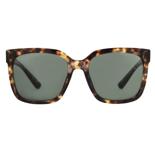Foster Grant Women's Oversized Tortoise Fashion Sunglasses Brown ...