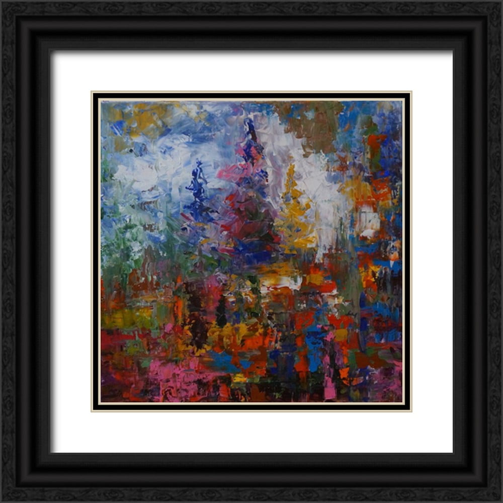 Foster, Joseph Marshal 12x12 Black Ornate Wood Framed with Double ...