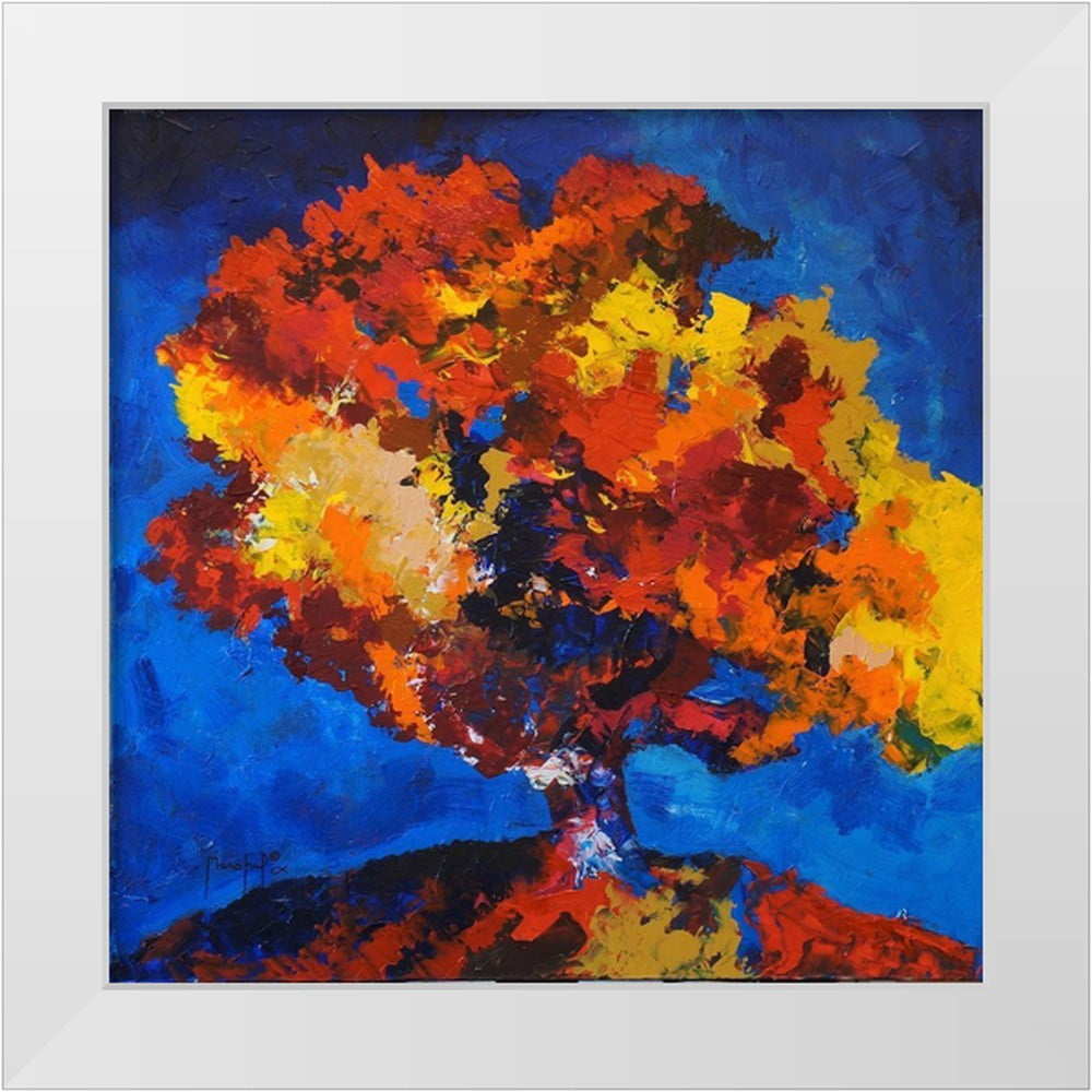 Foster, Joseph Marshal 12x12 White Modern Wood Framed Museum Art Print ...