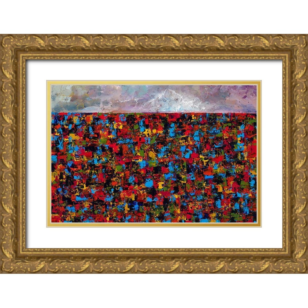 Foster, Joseph Marshal 14x11 Gold Ornate Wood Framed with Double ...