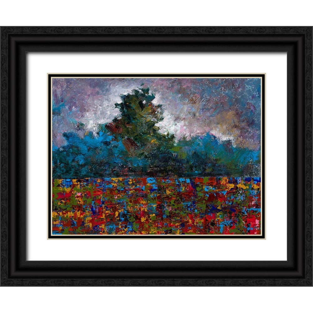 Foster, Joseph Marshal 14x12 Black Ornate Wood Framed with Double ...