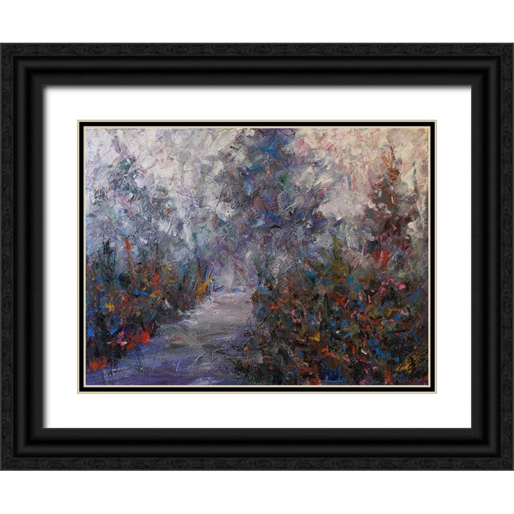 Foster, Joseph Marshal 14x12 Black Ornate Wood Framed with Double ...