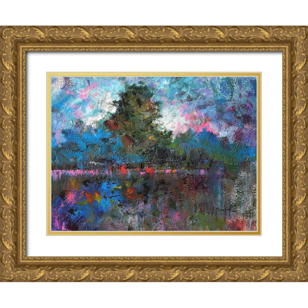 Foster, Joseph Marshal 14x12 Gold Ornate Wood Framed with Double ...