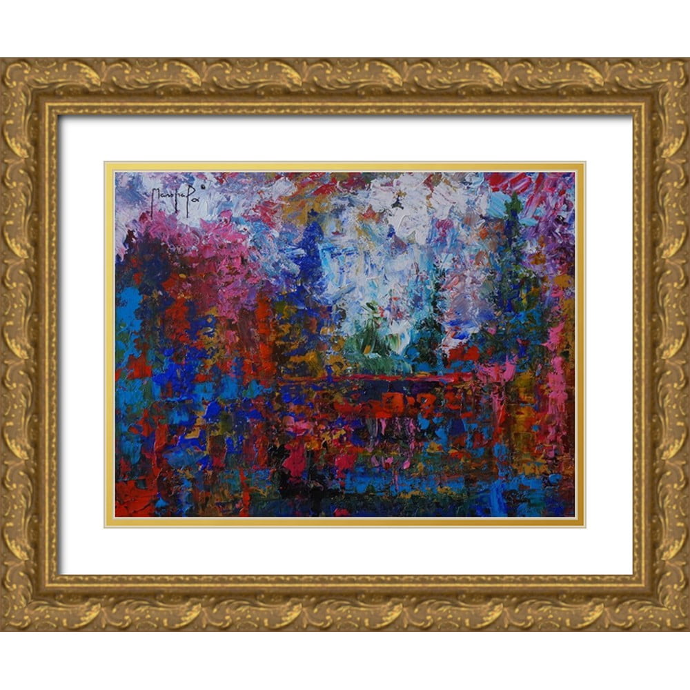 Foster, Joseph Marshal 14x12 Gold Ornate Wood Framed with Double ...