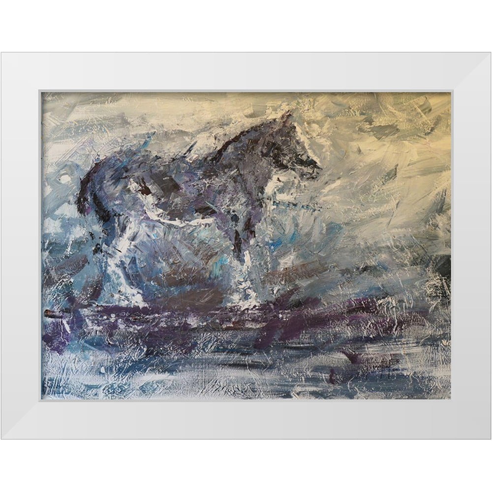 Foster, Joseph Marshal 14x12 White Modern Wood Framed Museum Art Print ...