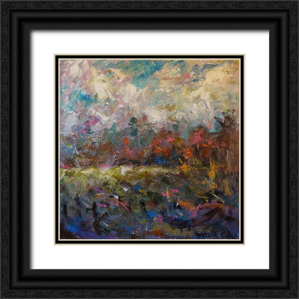 Foster, Joseph Marshal 15x15 Black Ornate Wood Framed with Double ...