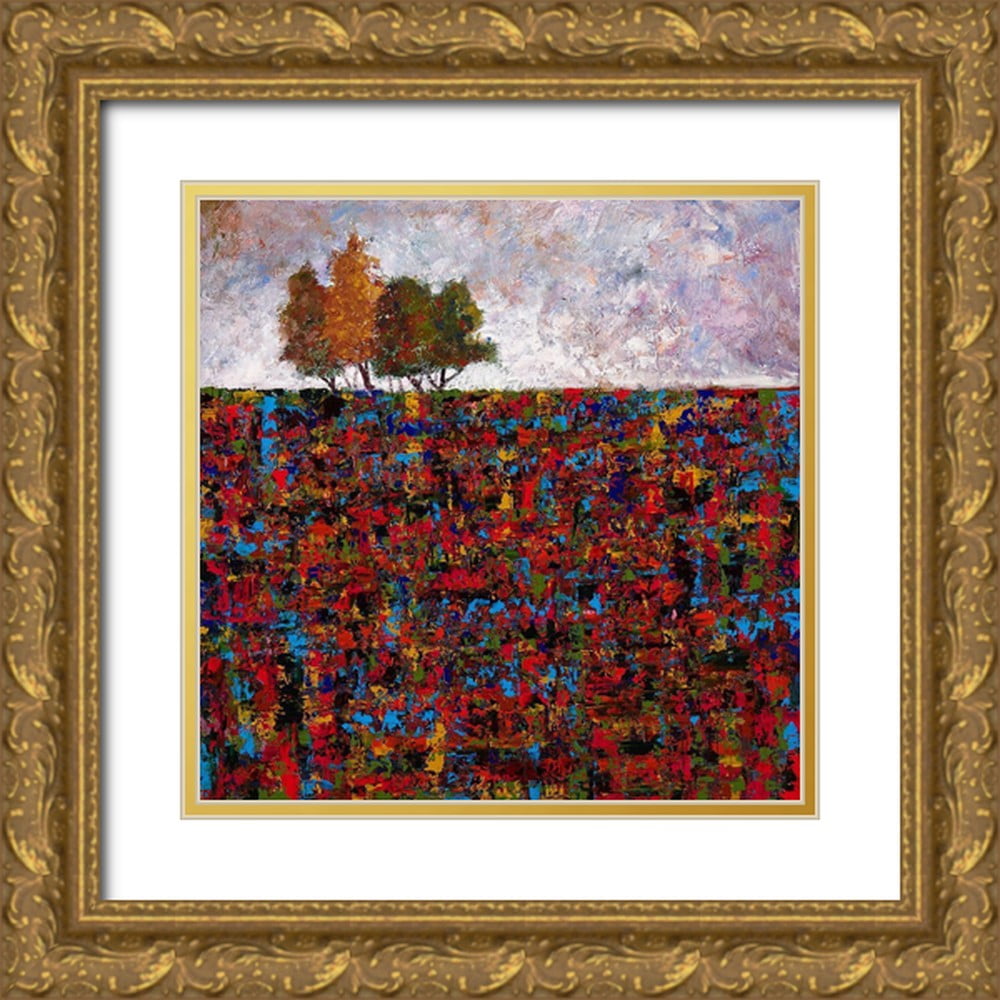 Foster, Joseph Marshal 15x15 Gold Ornate Wood Framed with Double ...