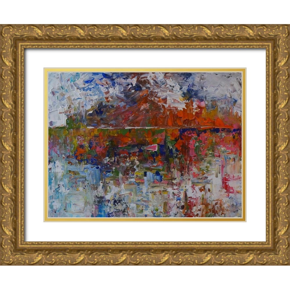 Foster, Joseph Marshal 18x15 Gold Ornate Wood Framed with Double ...