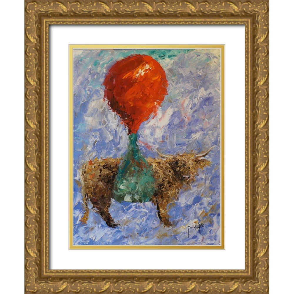 Foster, Joseph Marshal 19x24 Gold Ornate Wood Framed with Double ...