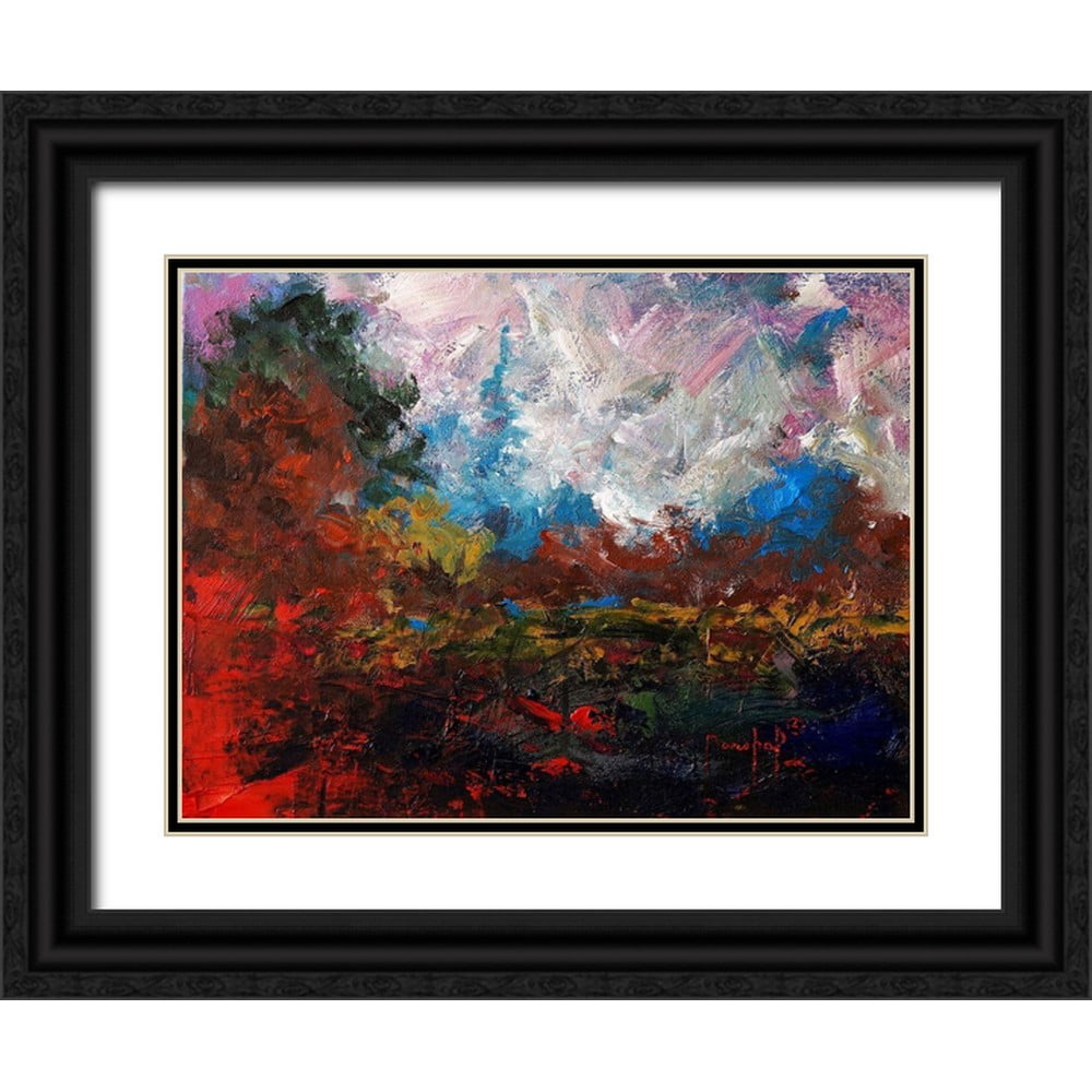 Foster, Joseph Marshal 24x19 Black Ornate Wood Framed with Double ...