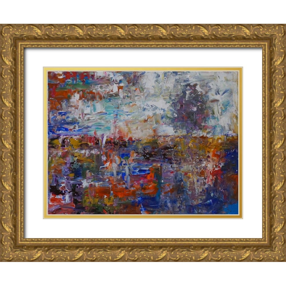 Foster, Joseph Marshal 24x19 Gold Ornate Wood Framed with Double ...