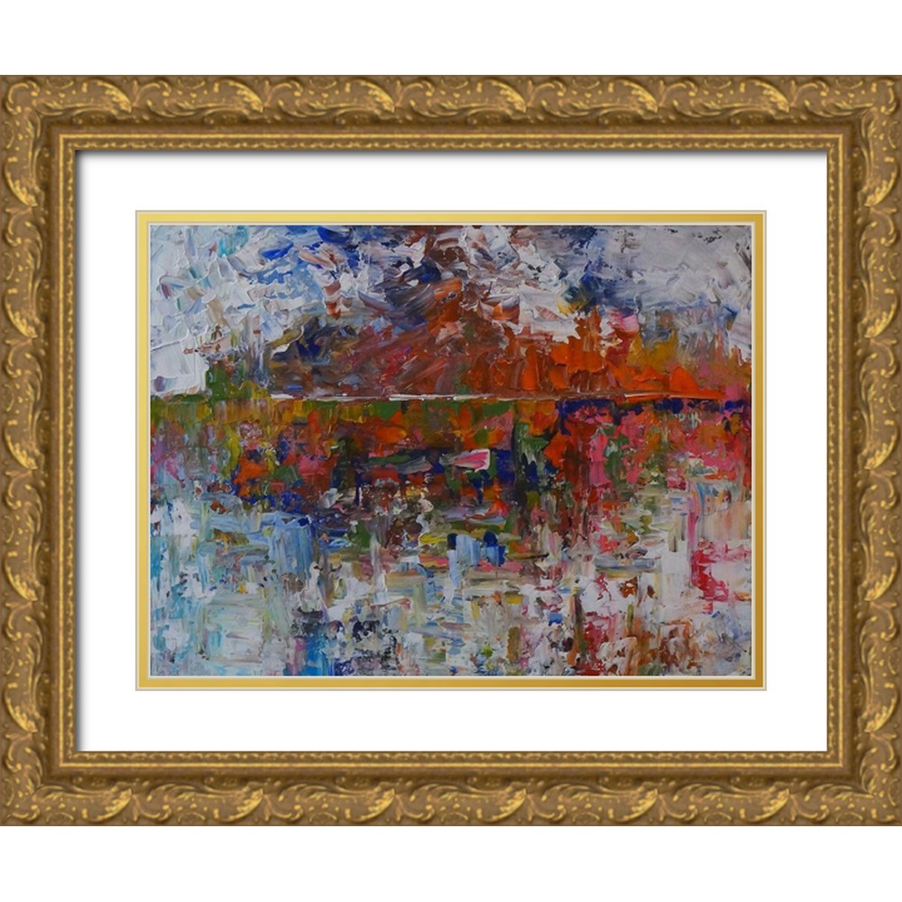 Foster, Joseph Marshal 24x19 Gold Ornate Wood Framed with Double ...