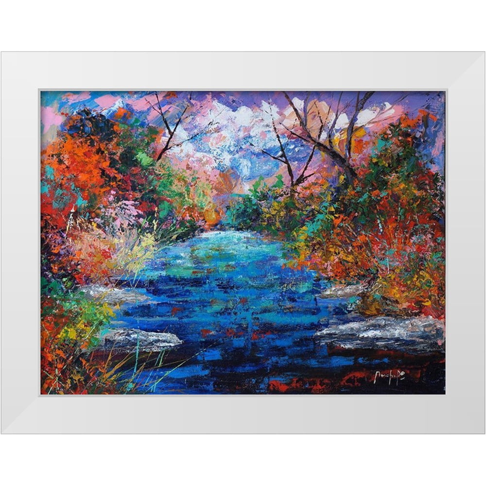 Foster, Joseph Marshal 24x19 White Modern Wood Framed Museum Art Print ...