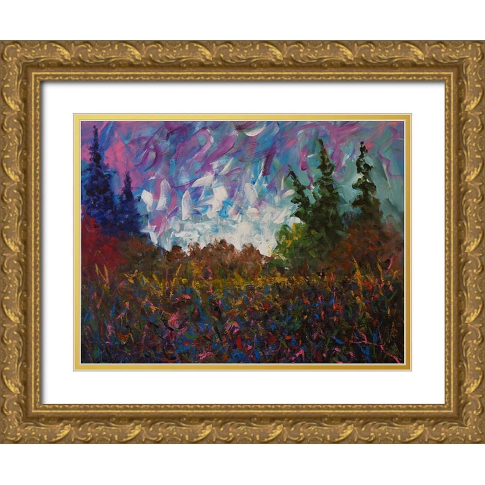 Foster, Joseph Marshal 32x25 Gold Ornate Wood Framed with Double ...