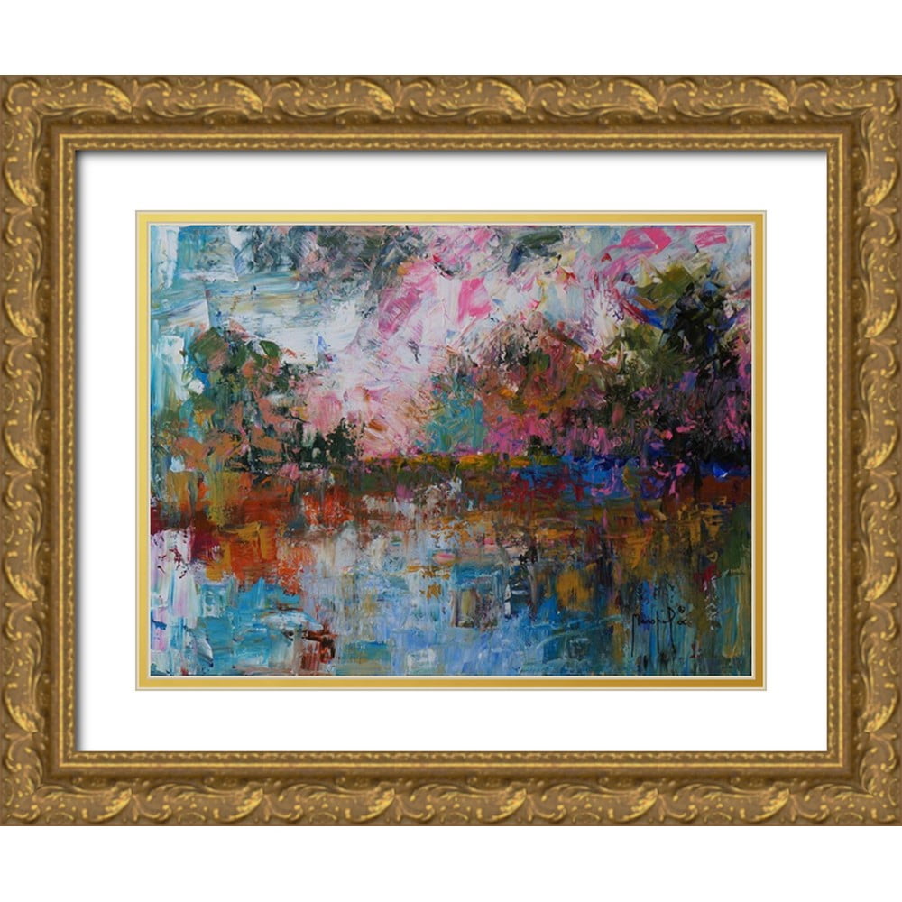 Foster, Joseph Marshal 32x25 Gold Ornate Wood Framed with Double ...
