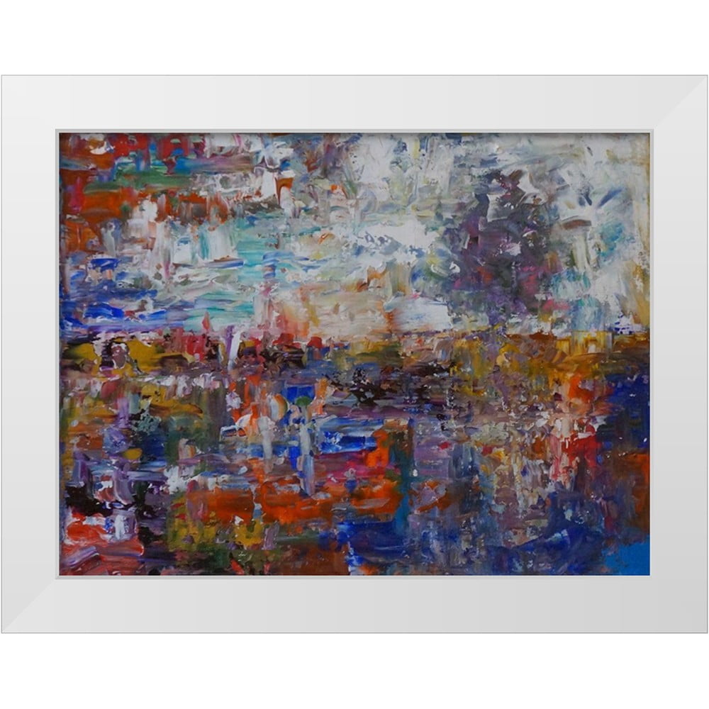 Foster, Joseph Marshal 32x25 White Modern Wood Framed Museum Art Print ...