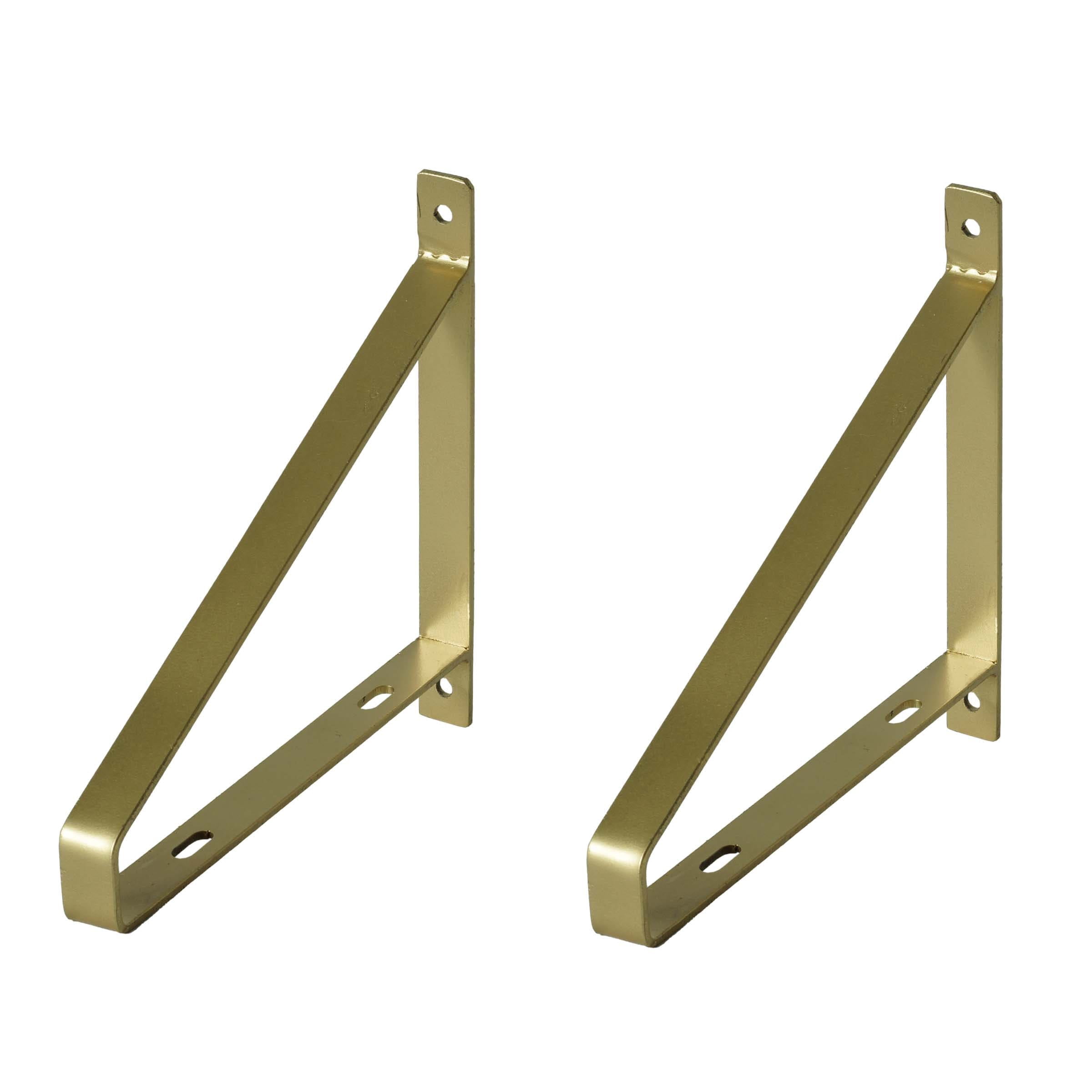 Foster Metal Wrap Shelf Bracket, Wall Mounted Shelving Brackets for ...