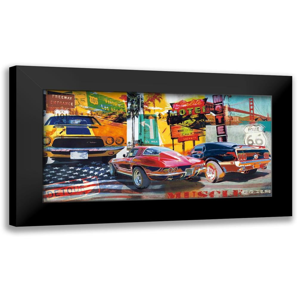 Foster, Ray 14x9 Black Modern Framed Museum Art Print Titled - Muscle ...