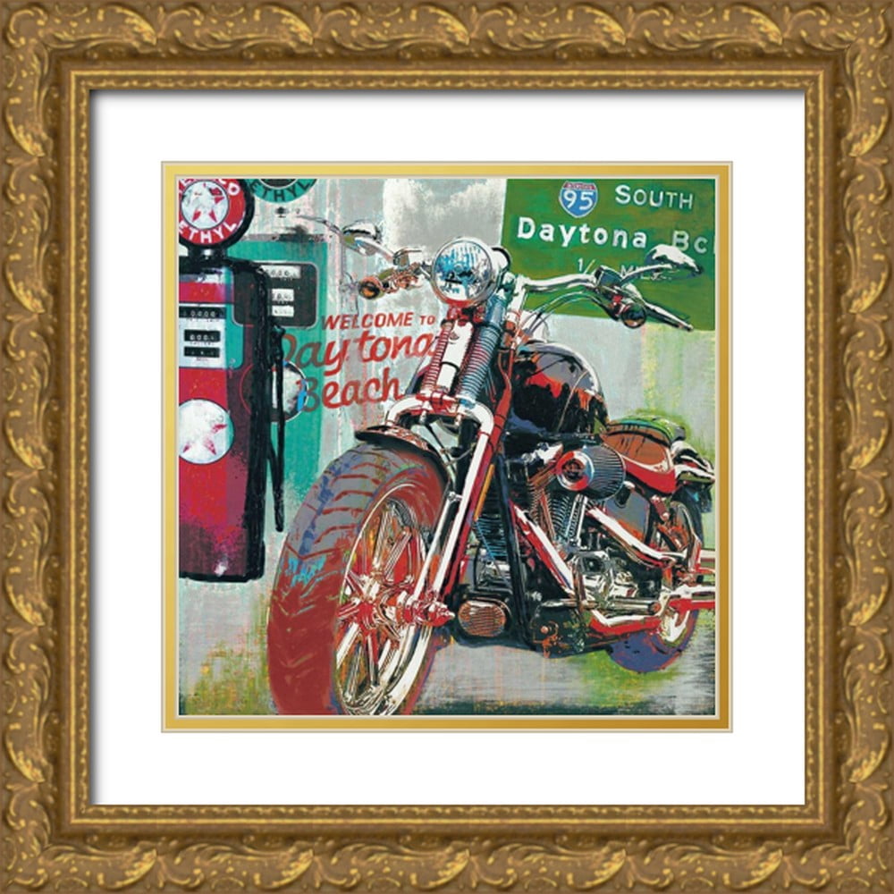 Foster, Ray 15x15 Gold Ornate Wood Framed with Double Matting Museum ...