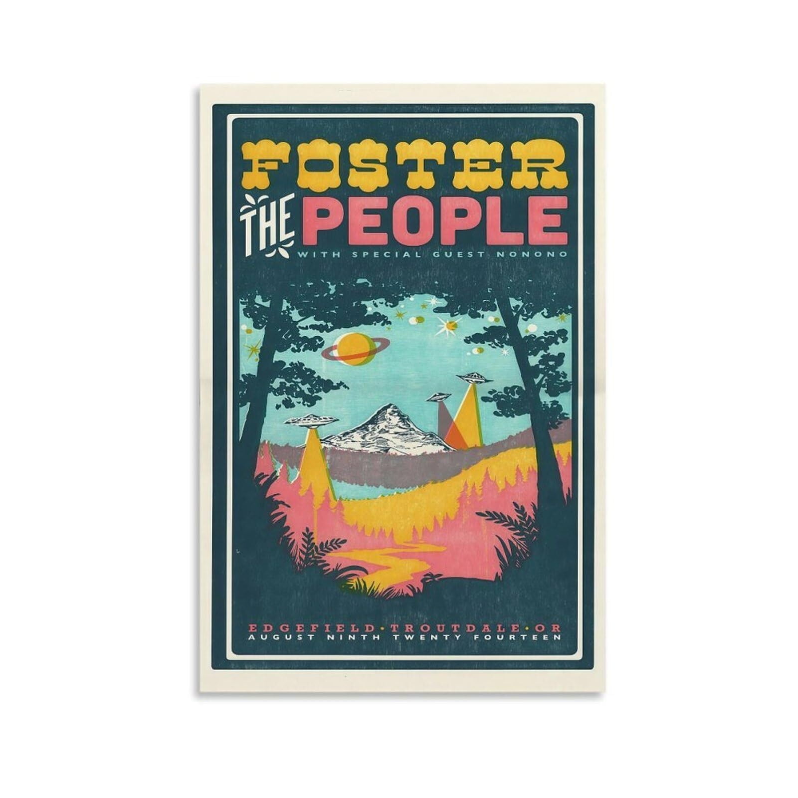 Foster The People Canvas Poster Bedroom Decor Office Decor Gifts ...