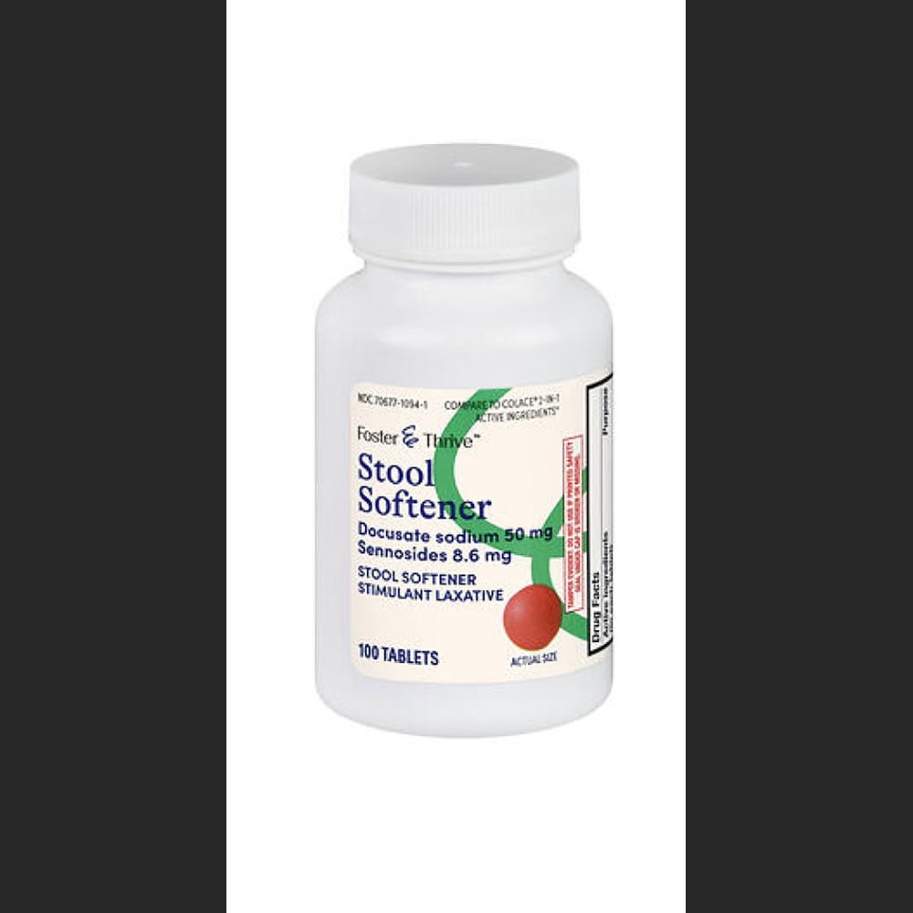 Foster & Thrive 50 mg Stool Softener - 100 ct - Walmart.com