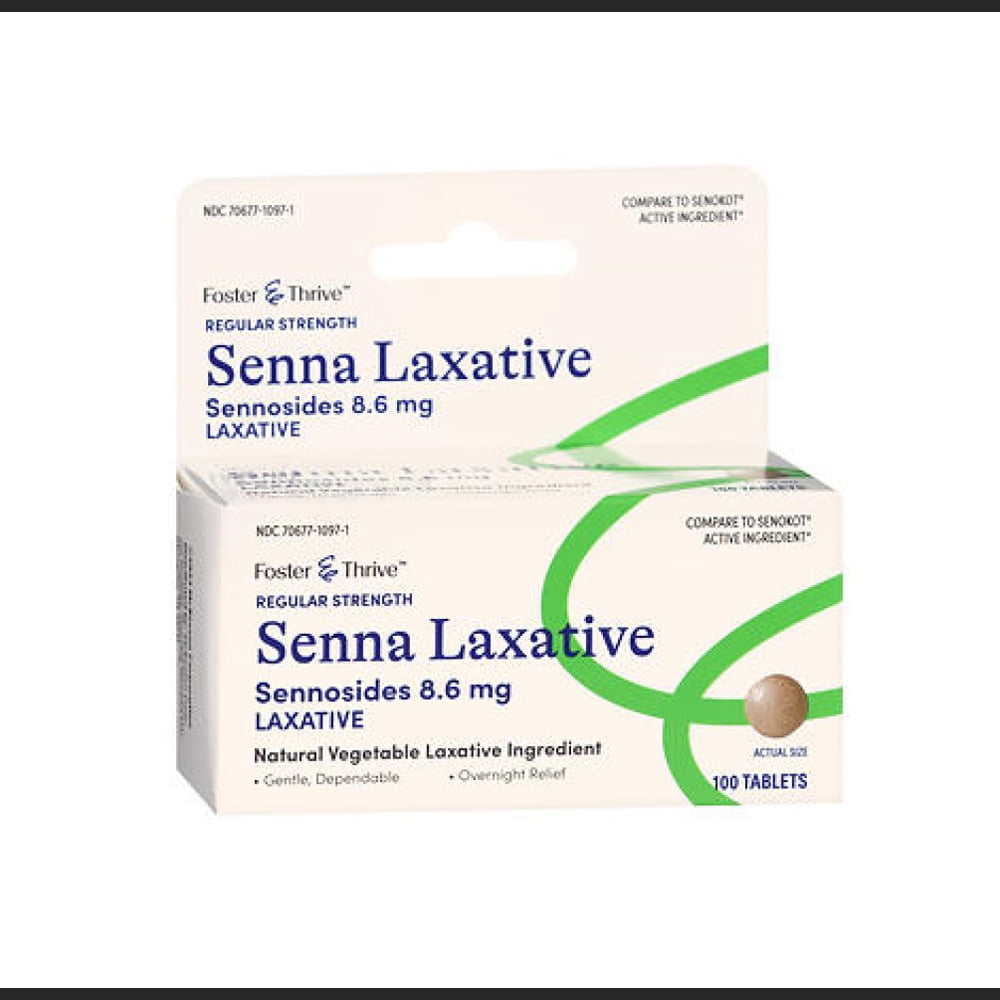 Foster & Thrive Regular Strength Senna Laxative - 100 ct - Walmart.com