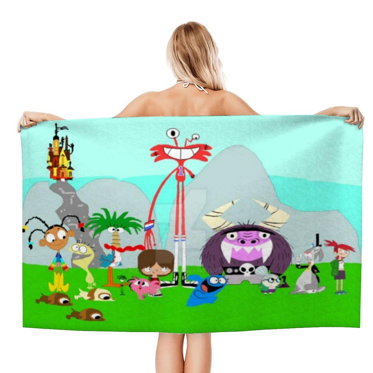 Foster's Home for Imaginary Friends Gifts Beach Towel for Women Girl ...