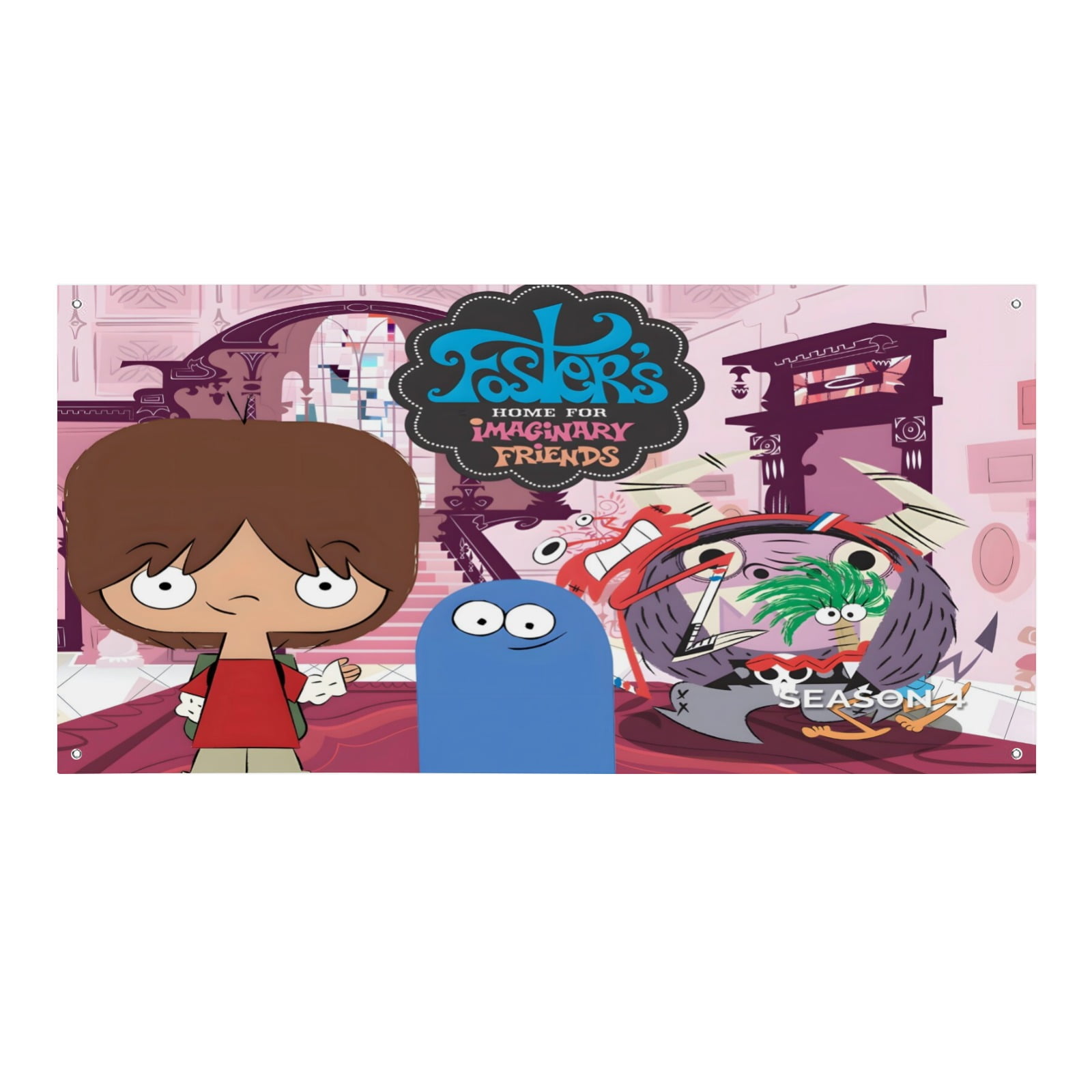 Foster's Home for Imaginary Friends-Theme Backdrops Banner Birthday ...