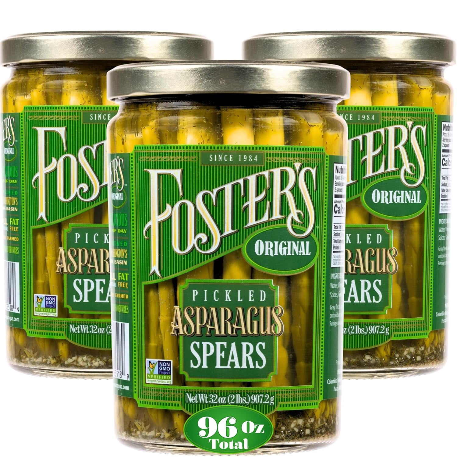 Foster's Pickled Asparagus- Original- 32oz (3 Pack) - Pickled Asparagus ...