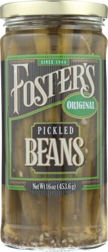Foster's Pickled Products Original Green Beans 16 oz (Pack of 6 ...