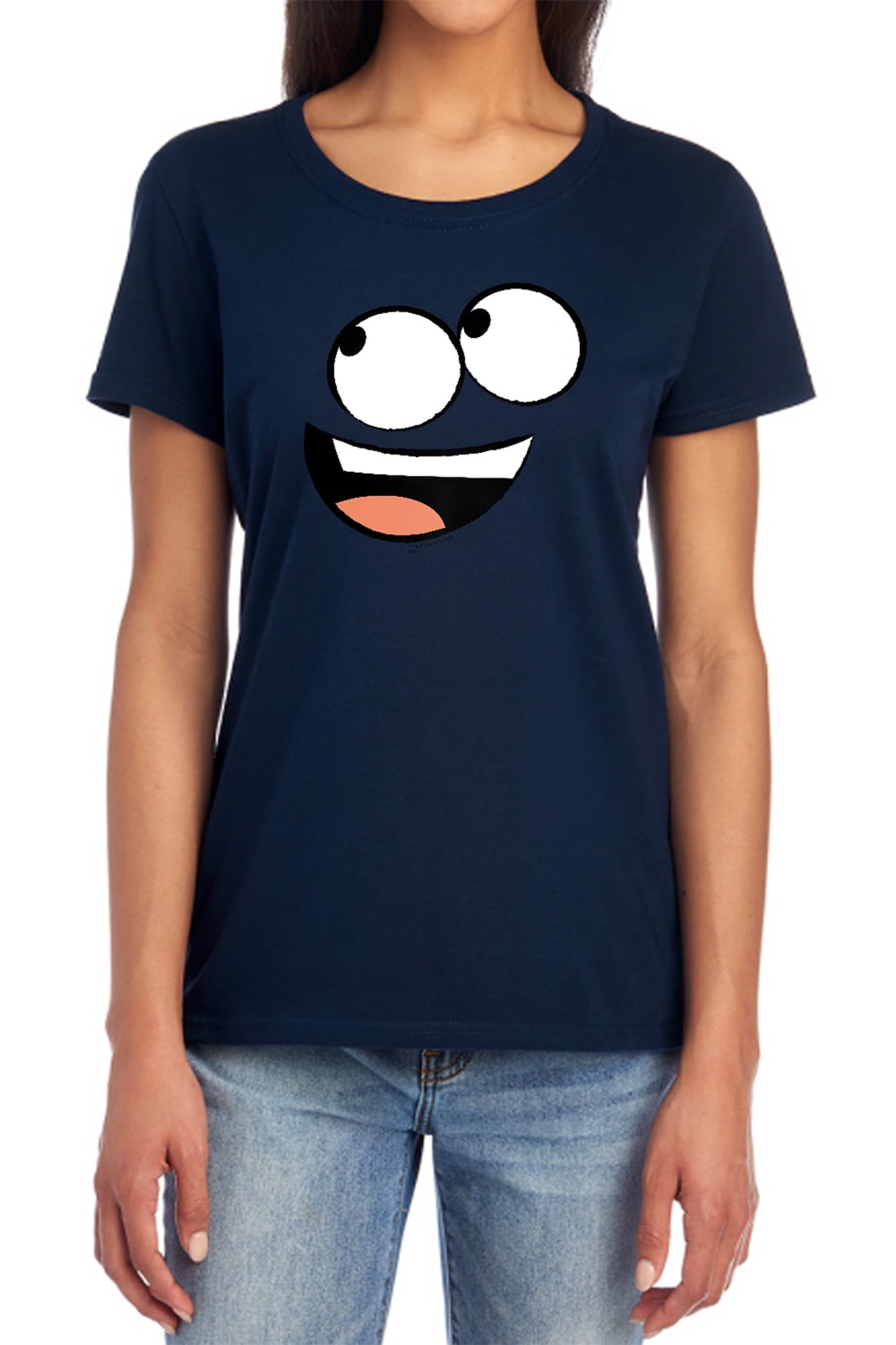Fosters Blue Face Women's T Shirt, Navy, Large - Walmart.com