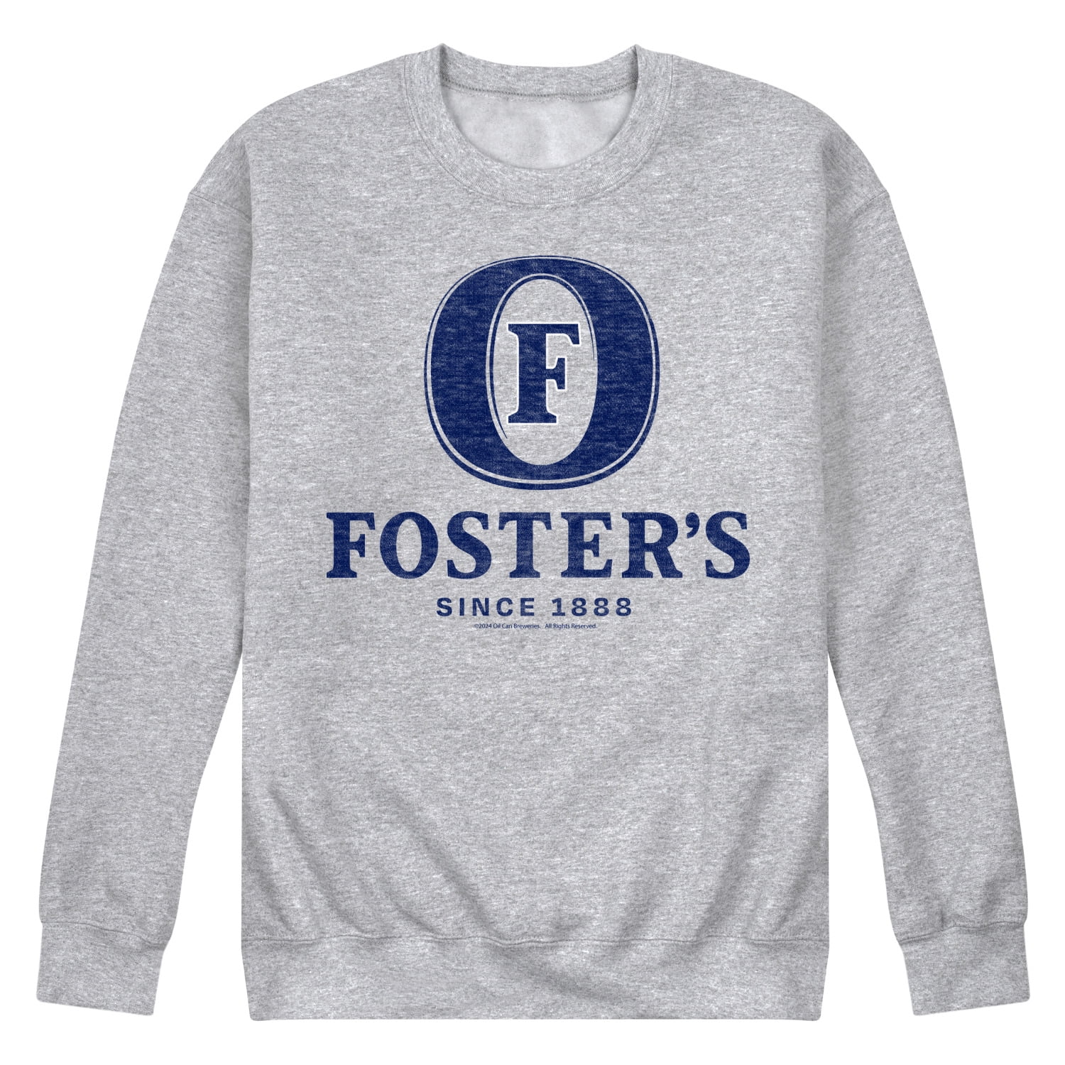 Fosters - Navy Blue Logo - Men's Crew Fleece - Walmart.com