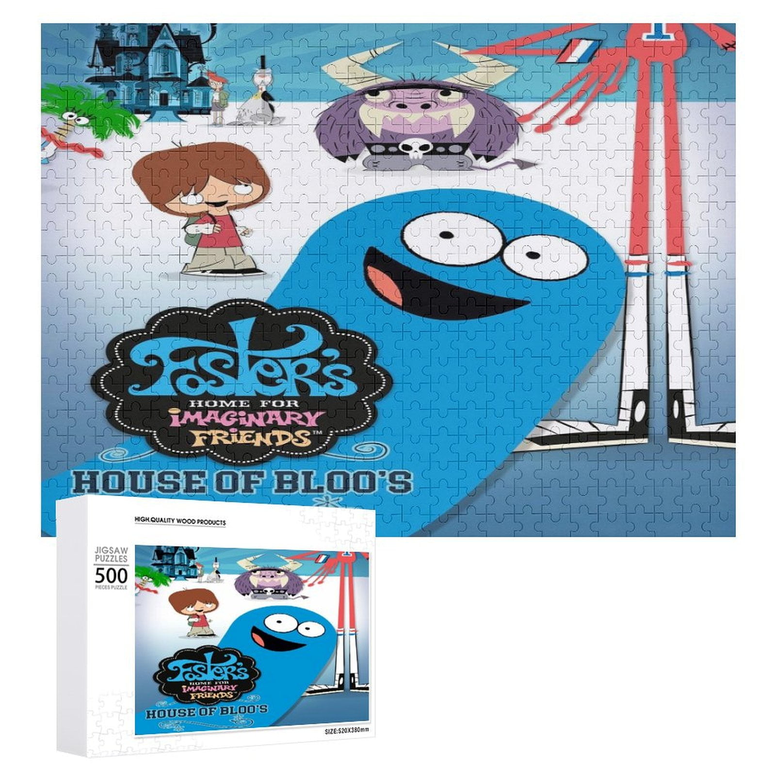 Fosters_home_for_imaginary_friends Wooden Picture Puzzle For Adult Boys ...