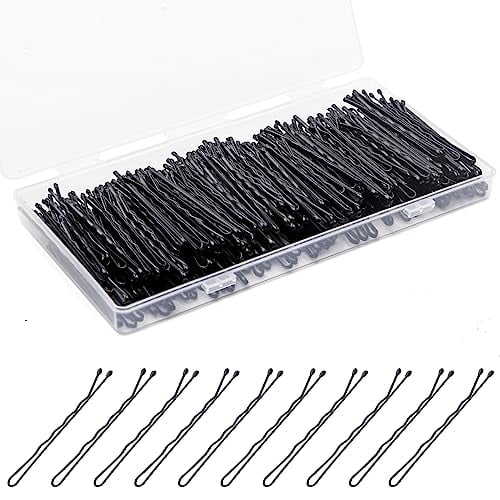 Fosvrde 300 Pcs Bobby Pins Bobby Pins For Women Girls Bobby Pins Black Invisible Wave