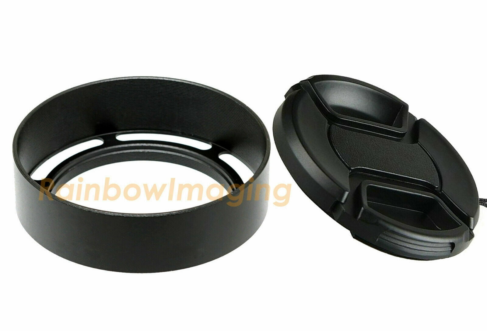 Fotasy 49mm Metal Vented Hood, 49 mm Hood, for Nikon Nikkor Sony Canon ...