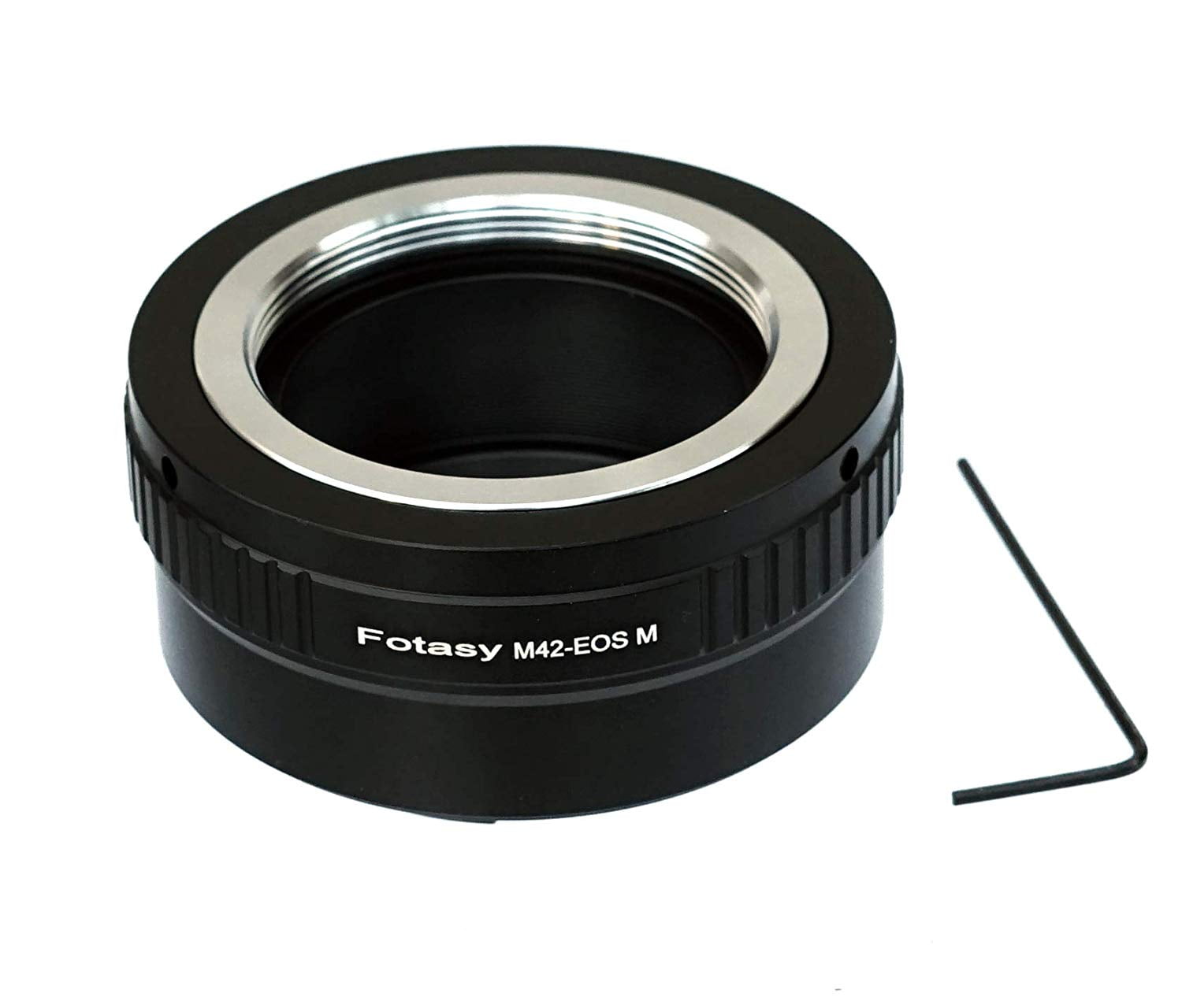 Fotasy Adjustable Brass M42 Lens to Canon EOS M Adapter, 42mm EOS M ...