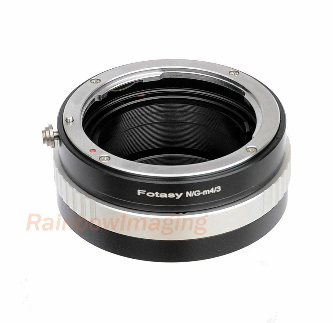 Fotasy Nikon G AF-S Lens to Micro 4/3 Adapter, Aperture Ring, fits ...