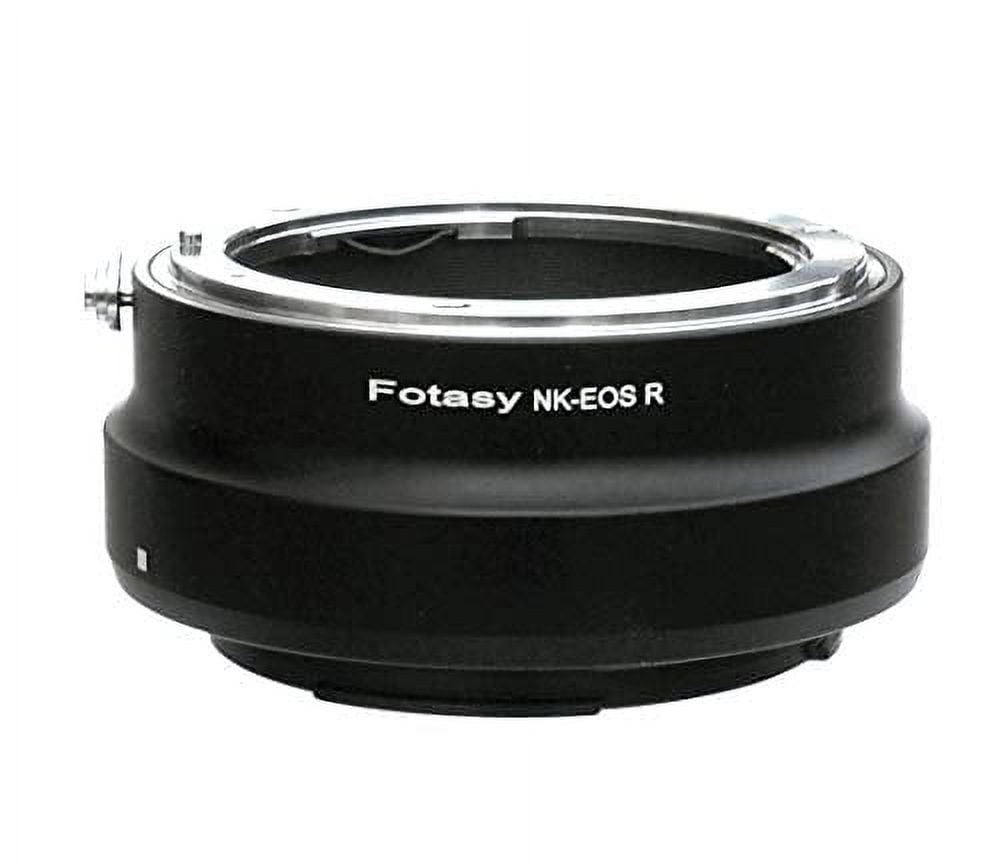 Fotasy Pro Nikon Lens to Canon EOS RF Mount Mirrorless Camera Adapter ...