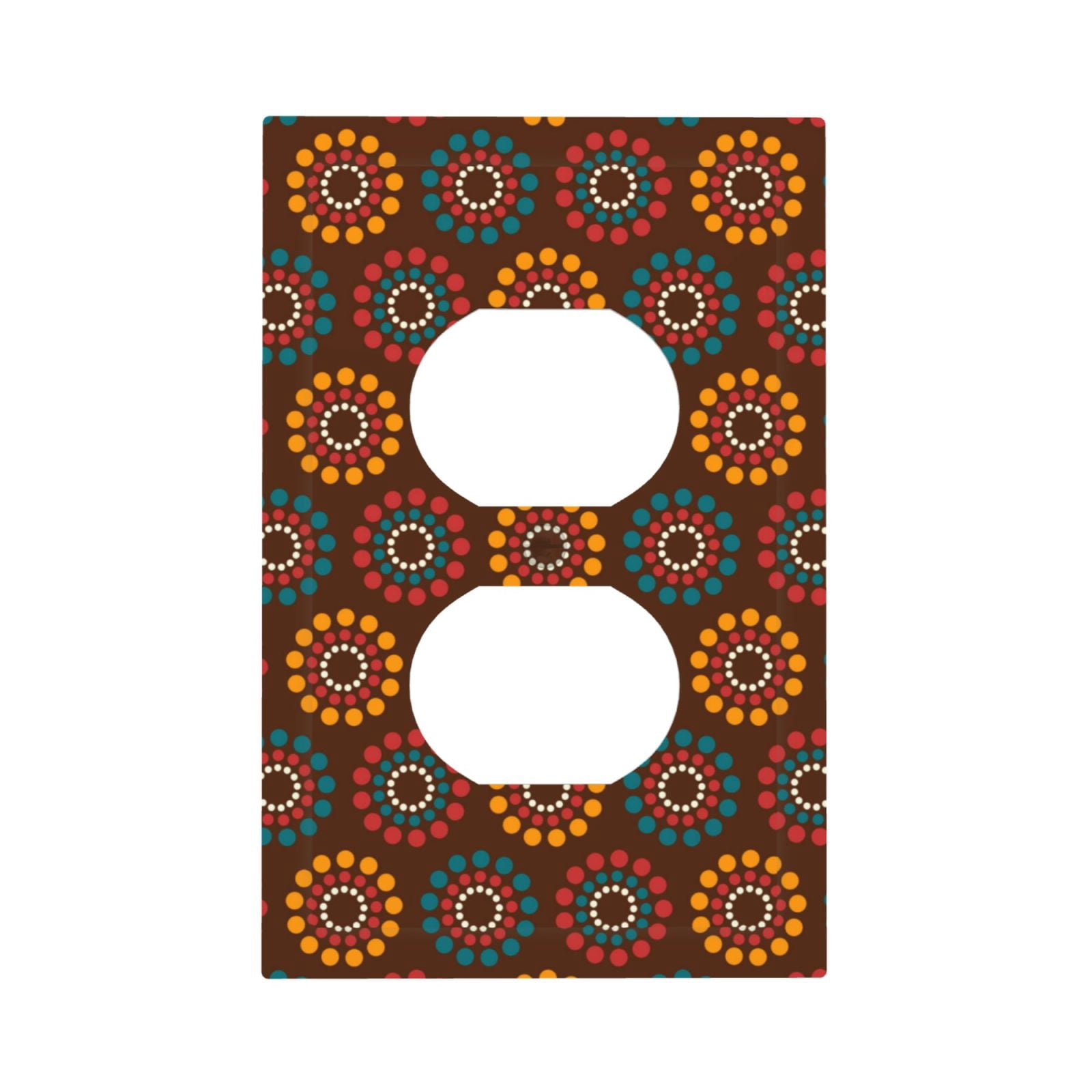 Fotbe 60s and 70s Aesthetic1 Print Duplex Receptacle Wall Plate, 1-Gang ...