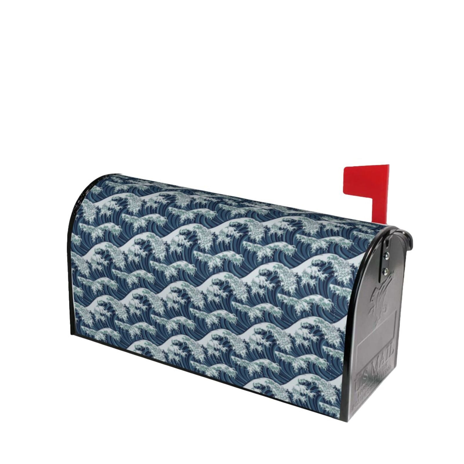 Fotbe A Japanese Great Wave Mailbox Covers Post Letter Box Cover Garden ...