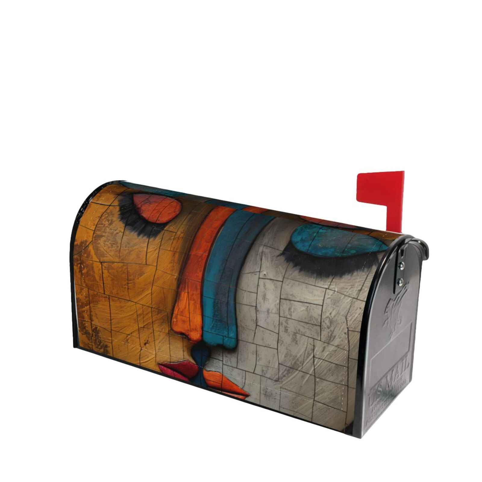 Fotbe Abstract Colorful Duality Mailbox Covers Post Letter Box Cover ...