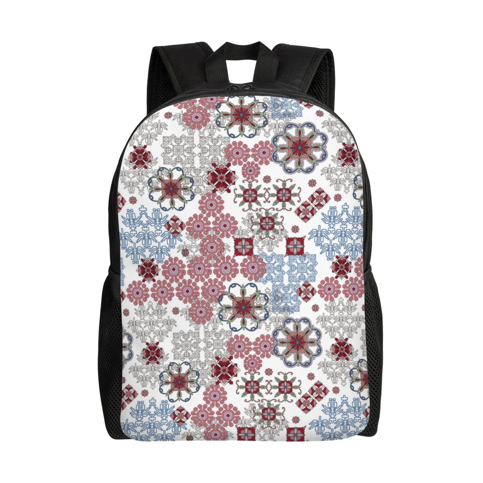Fotbe Abstract Floral Travel Laptop Backpack, Business Slim Sturdy ...