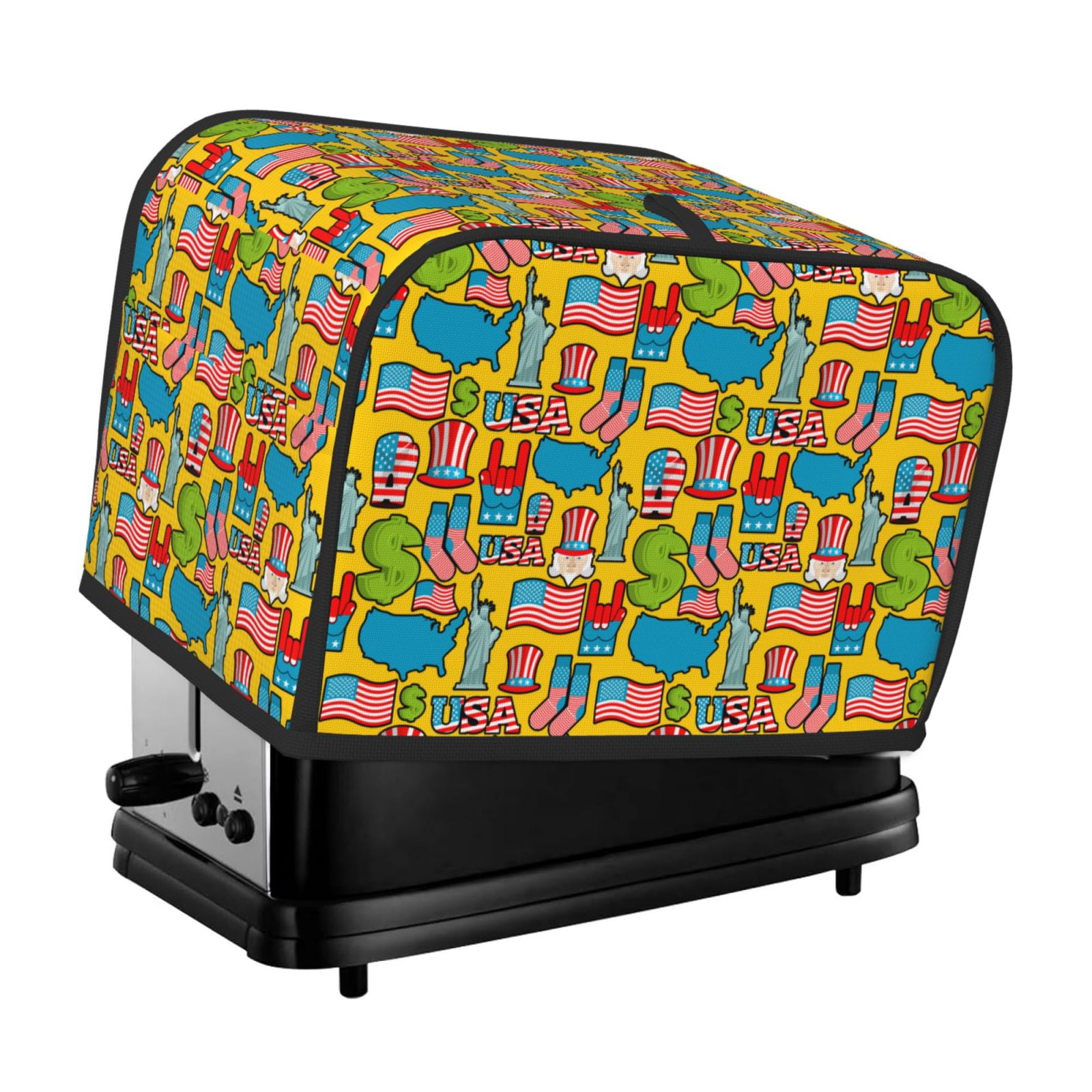 Fotbe America Symbols for Two Slice Toaster Cover, Fingerprint ...